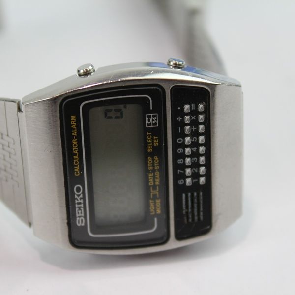 Mens Vintage Seiko Digital Calculator Watch Ref C359-5000 Quartz ...