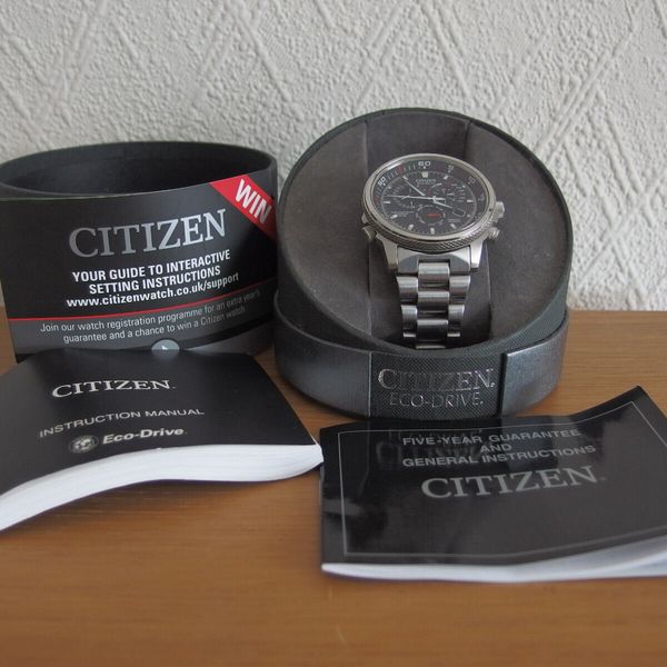 Citizen ECO-DRIVE E650. Atomic. world time. Chrono. 200M Daydate .EXC ...