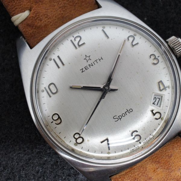 Vintage Large Zenith Sporto 1960's | WatchCharts Marketplace