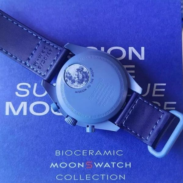 Swatch x Omega Moonswatch Mission To The Super Blue Moonphase Watch ...