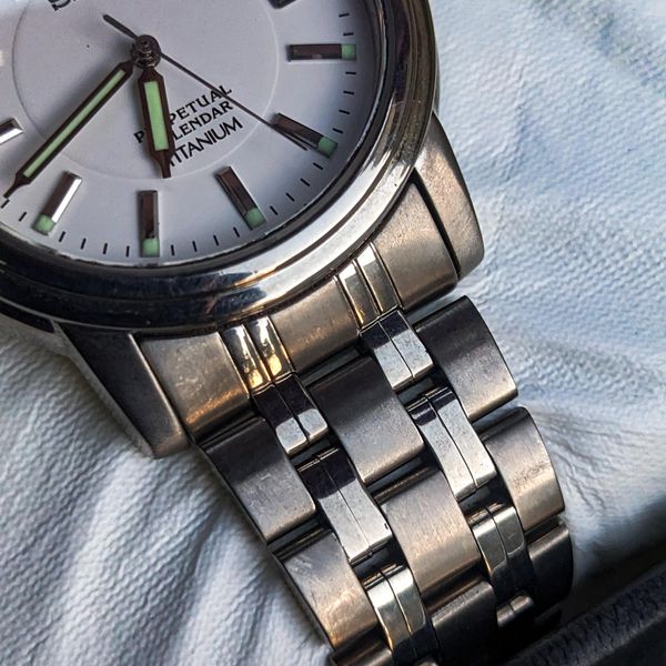 [wts] Vintage Seiko Perpetual Calendar ???? Titanium Metal 1990's watch ...
