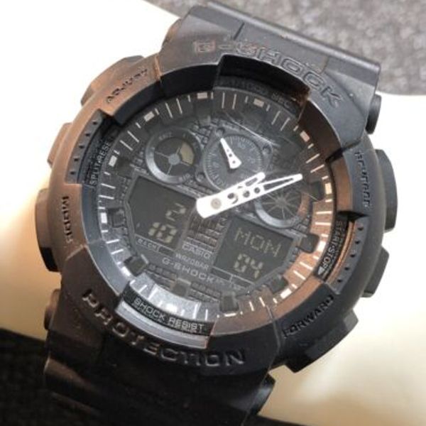 Casio G-Shock Watch Digital Analog Black Dial 5081 GA-100 (Running ...