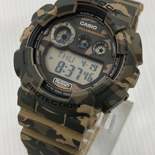 CASIO G-SHOCK GD-120CM-5DR overseas model camouflage camouflage ...