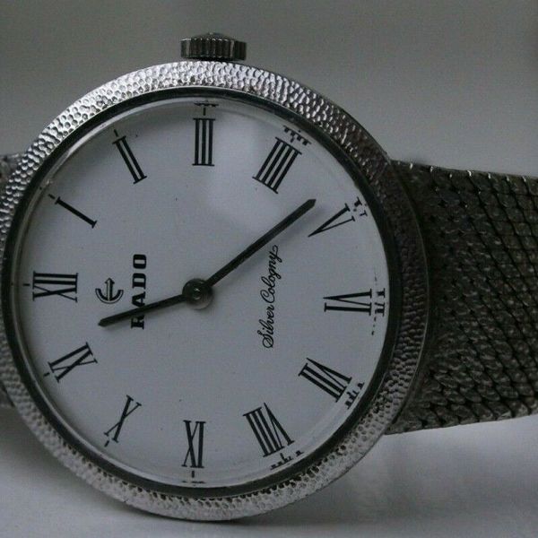Rado Silver Cologny (Solid Silver) Hand Wind 35mm ETA 7001 Movt ...
