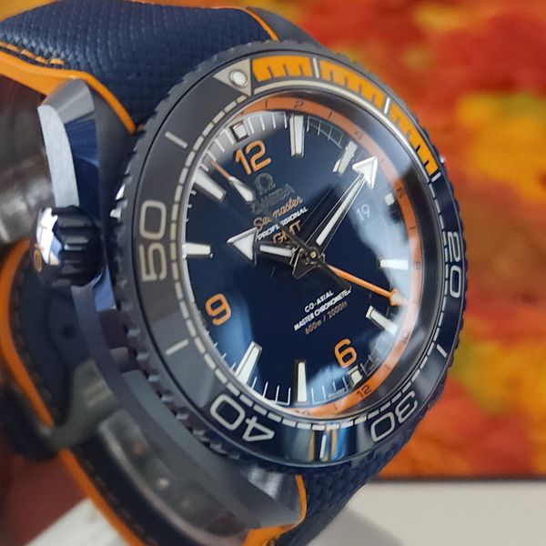 Omega Seamaster Planet Ocean “Big Blue” 46mm GMT Watch 215.92.46.22.03 ...