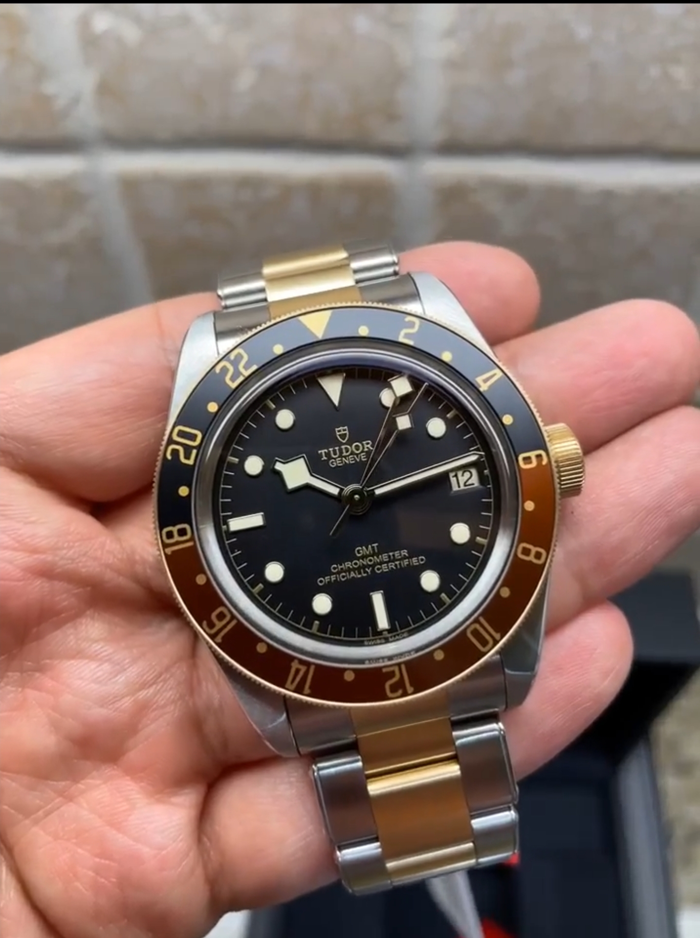 FSOT: Brand New Tudor Black Bay GMT Steel & Gold "Root Beer" (M79833MN ...