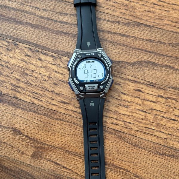 Timex Ironman 10 Lap Alarm Chronograph Running Heart Rate Watch ...