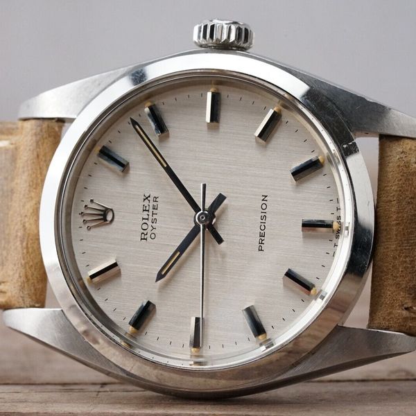 Serviced Vintage ROLEX Oyster 6426 Manual Linen Dial 34mm cal.1220 c ...