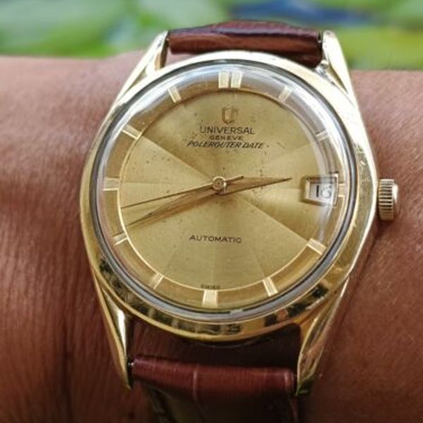 Universal Geneve Polerouter Date Vintage Cal 69 | WatchCharts Marketplace