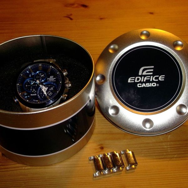 CASIO Edifice EQB-500 Bluetooth watch NOT WORKING, SPARES OR REPAIR ...