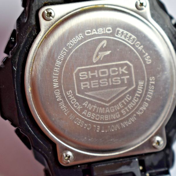 Casio GA150-1A (5255) Men's G-Shock Black Analog/Digital Watch NEW ...
