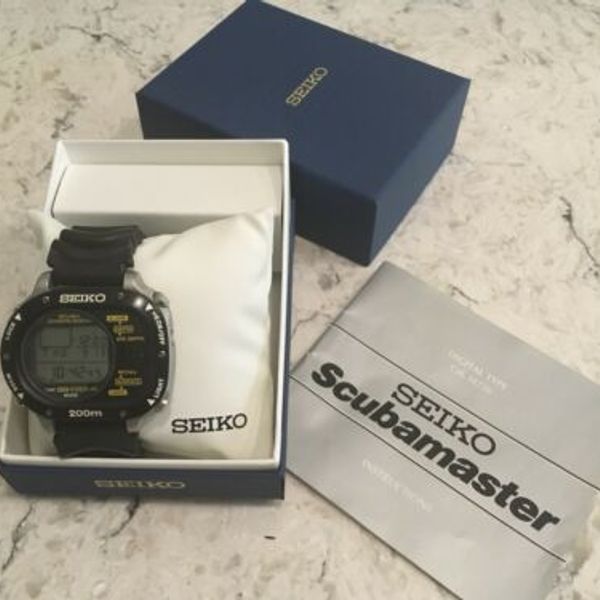 SEIKO SCUBA MASTER M726-5a00 working vintage 200 m Digital divers watch ...