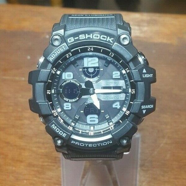Used CASIO G-Shock MUDMASTER 5562 GSG100-1ADR Tough Solar 20BAR Free ...