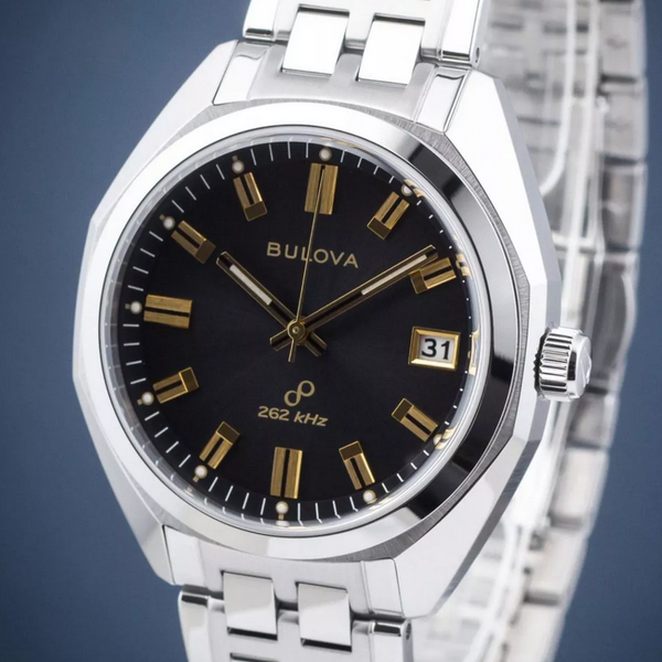 Bulova Jet Star Precisionist Sapphire Crystal Gray Dial 262kHz 96B415 ...