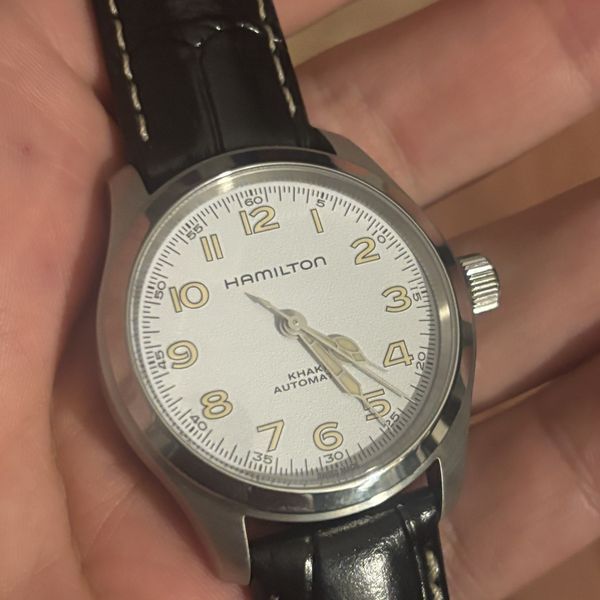 [WTS] White Murph 38MM Worn Once Minty! $750 | WatchCharts Marketplace