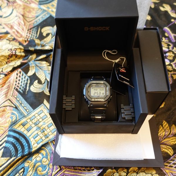Casio G-Shock GMW-B5000TB-1 Men's Black Limited Edition Titanium Watch ...
