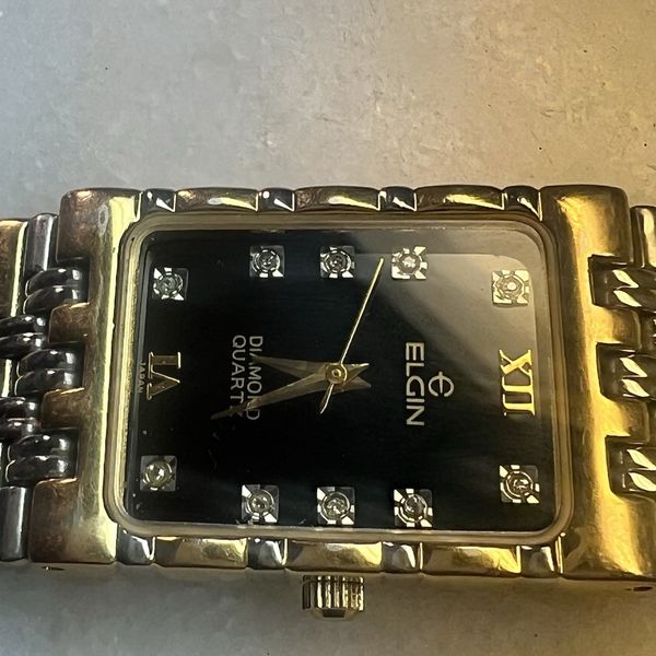 ELGIN DIAMOND QUARTZ FM881 -new battery | WatchCharts Marketplace