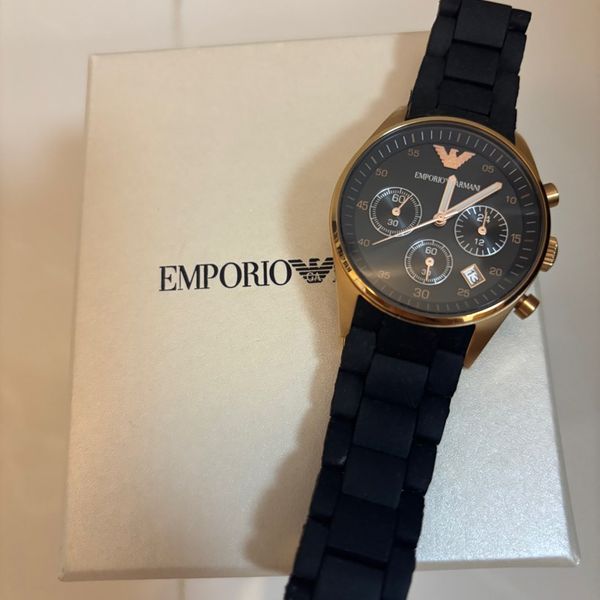 Emporio Armani AR5905 Blsck Gold | WatchCharts Marketplace