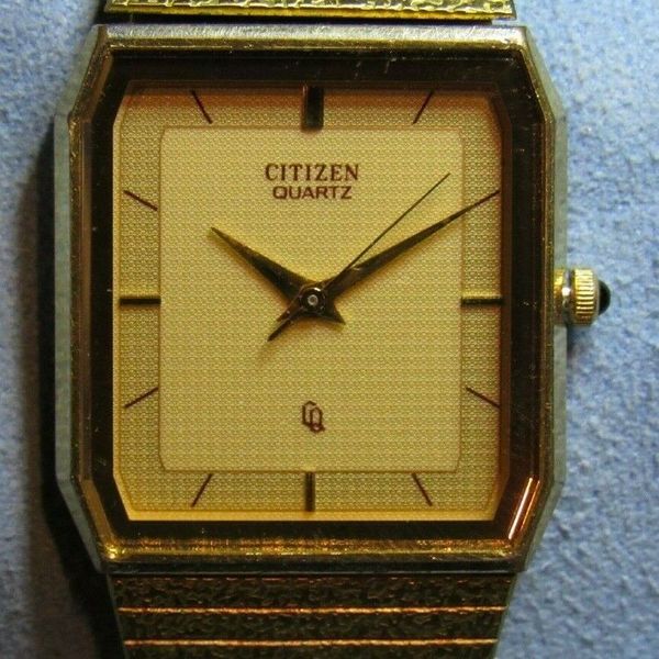 Vintage Gold Plated Man's CITIZEN QUARTZ 3630-361679 Y Watch - WORKING ...