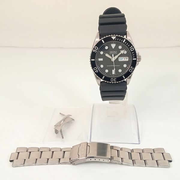 [NEAR MINT] SEIKO Diver SKX031 7S26â 0040 Black Day Date Men's AT Watch ...