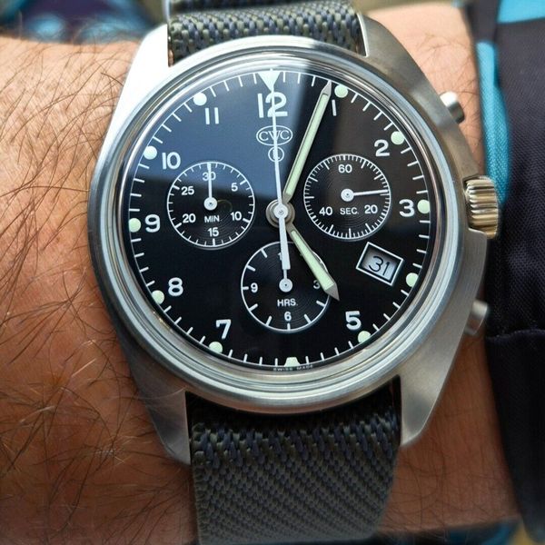 CWC Cabot Falcon Chronograph quartz watch, 40mm full set | WatchCharts ...