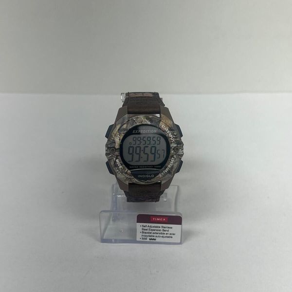 Timex Expedition Digital CAT 40mm Camo Fabric Mens Watch TW4B19500 ...