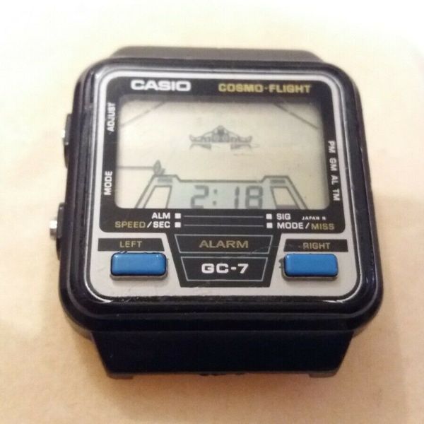 vintage CASIO COSMO FLIGHT GC-7 with game vintage Item Very rare Game ...