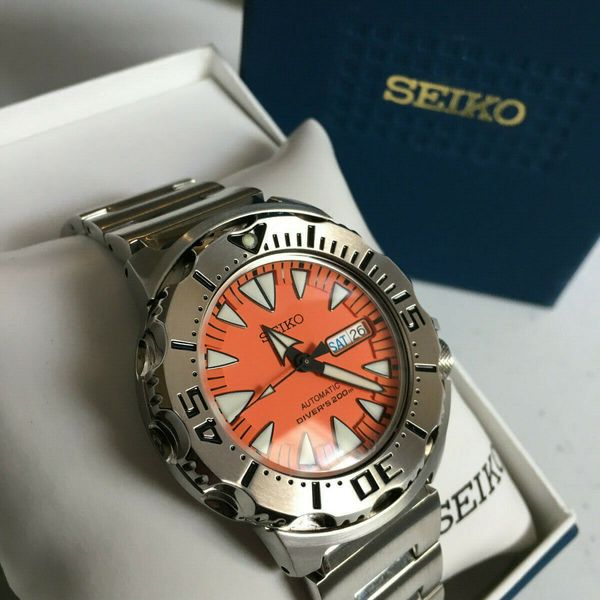 Minty! Seiko Orange Monster SRP309 2nd Gen, Japan Mvmnt! | WatchCharts ...