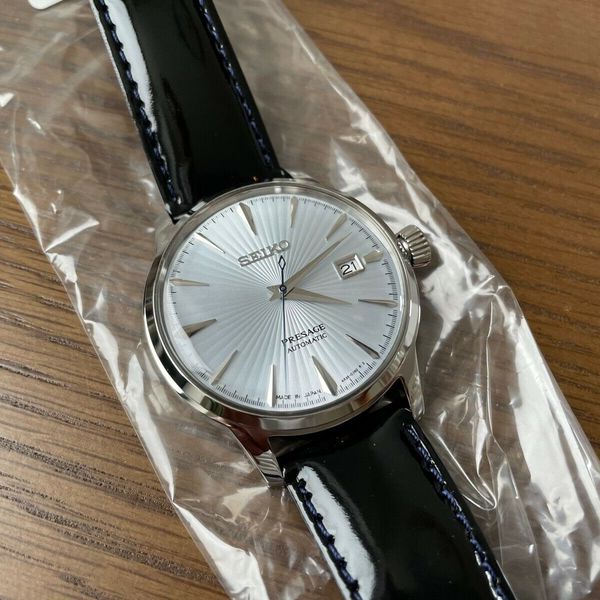 Seiko Presage SRPB43J1 Cocktail Time Automatic - Blue, New in Box ...