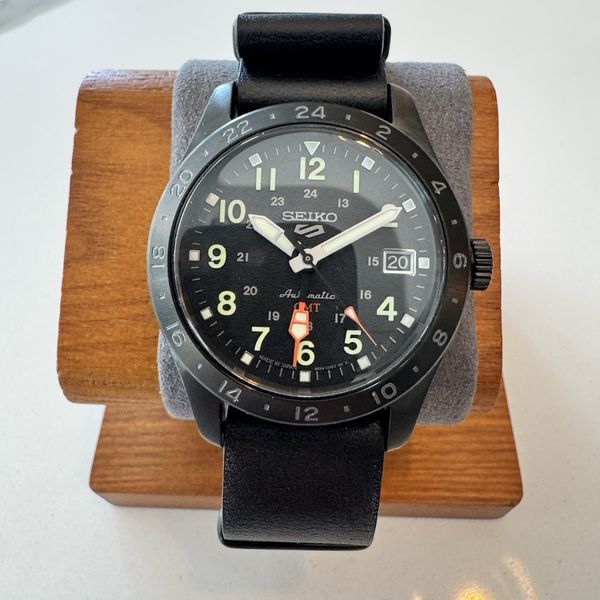 Seiko 5 Sports GMT Field Quartz Watch FS. Great Condition & Deal! With ...