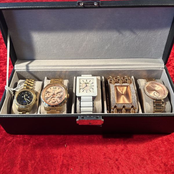 Wristwatches Bundle Guess Gold RoÅ e Yellow Gold Ceramic Watch with Box ...