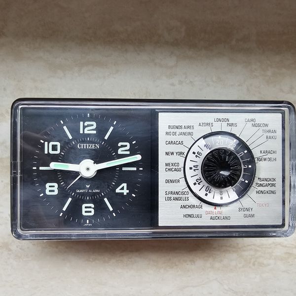 Citizen Travel Alarm Clock Alarm | WatchCharts Marketplace