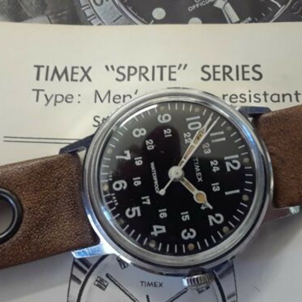 vintage 1966 timex military sprite watch | WatchCharts