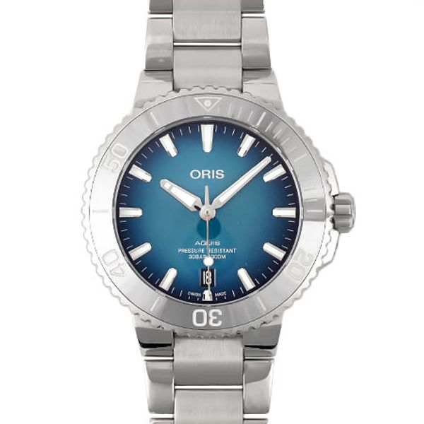 [1000 yen off with coupon use! 1/9-1/16] Oris ORIS Aquis Date Men's Automatic Watch SS Blue Dial ...