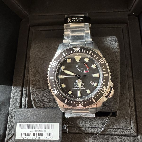 Orient Triton Neptune RA-EL0001BO0B Black Diver 200m BRAND NEW & UNWORN ...