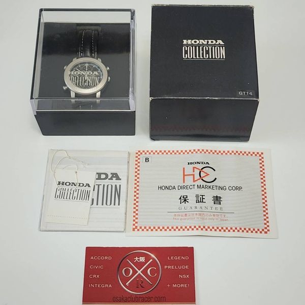 Genuine Honda Collection Mugen Watch Chronograph Rare JDM Seiko NSX CRX ...