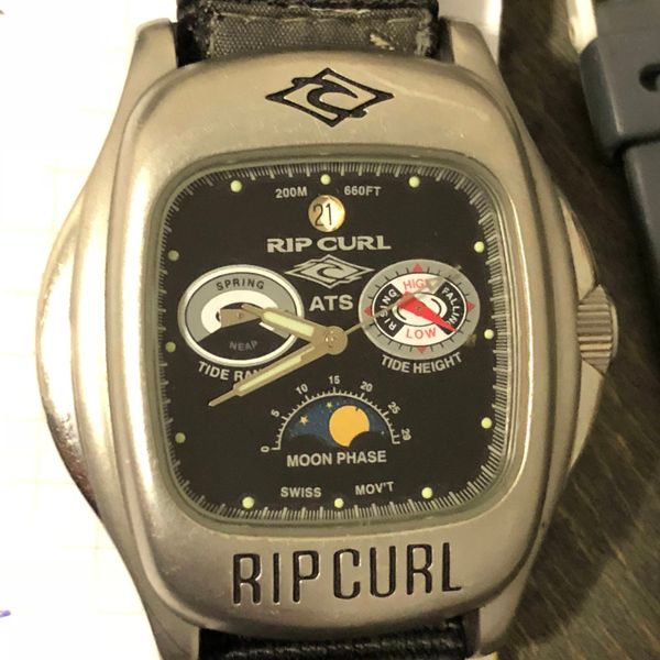 [WTS] Rip Curl Surf Watch, Swiss Quartz Moon Phase | WatchCharts ...