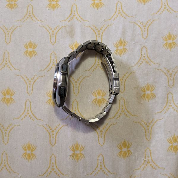 CASIO VINTAGE SOLAR WATCH AW-S90, AW-S90 MODULE 2790 Blue Dial ...