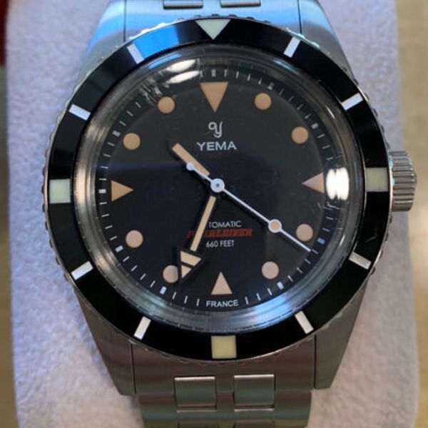 Yema automatic mens watch diver pearldiver Limited Release | WatchCharts