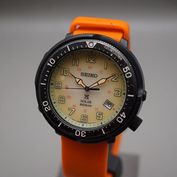 Seiko Prospex SBDJ029 V157 Lowercase Fieldmaster Beige Solar Quartz ...