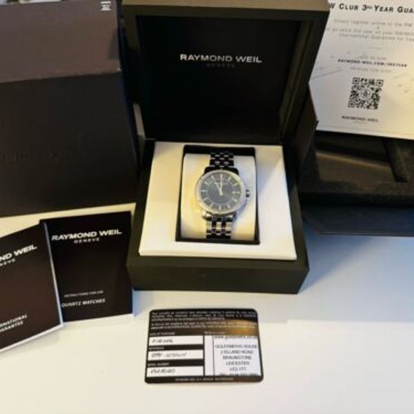 raymond weil mens watch 5591 Tango Blue Dial | WatchCharts Marketplace