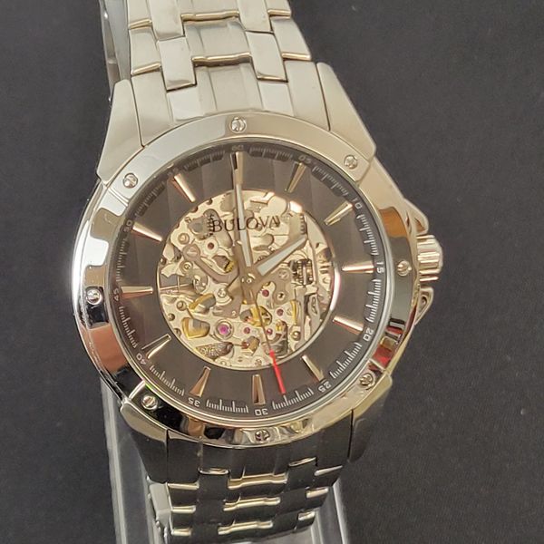 Bulova See Thru Skeleton Men's Watch Model# 96A170 | WatchCharts ...