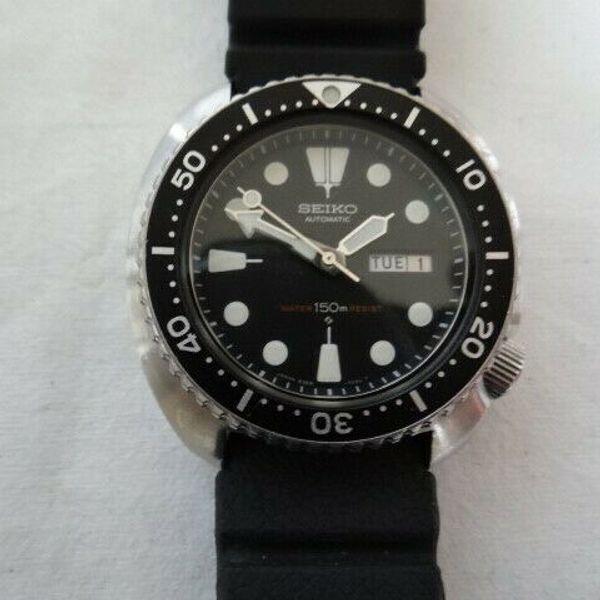 Fine Vintage Seiko Turtle 6309-7049 Automatic Stainless Steel Diver Watch | WatchCharts Marketplace