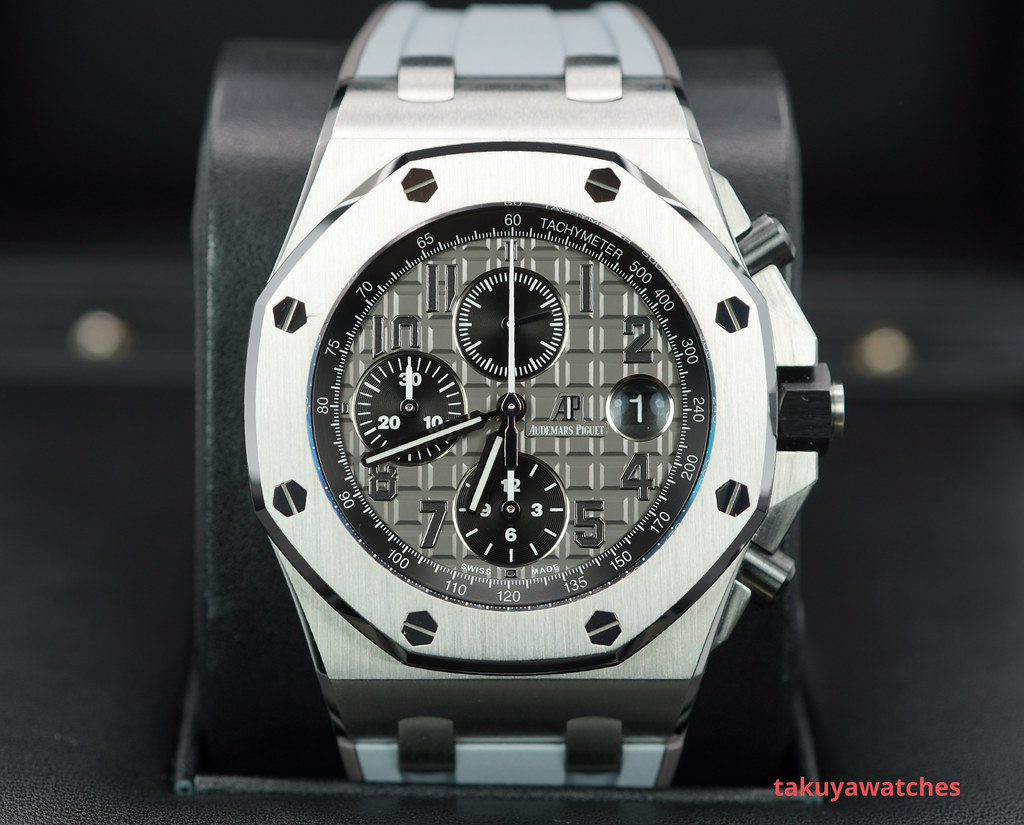 FSOT: Audemars PIGUET ROYAL OAK OFFSHORE ELEPHANT 26470ST AP SERVICED ...