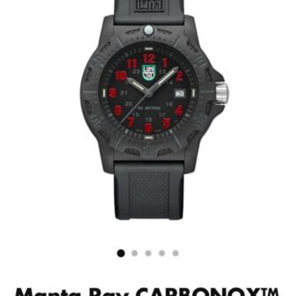 Luminox Manta Ray Carbonox Men’s Watch. Brand New with plastic sticker ...