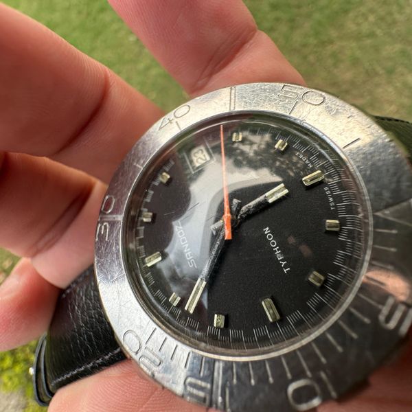 [WTS] Rare Sandoz Typhoon - 1000M diver - Rotating friction bezel ...