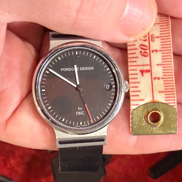 PORSCHE DESIGN by IWC Black Dial Quartz Stainless Steel - Mid-Size 32mm ...