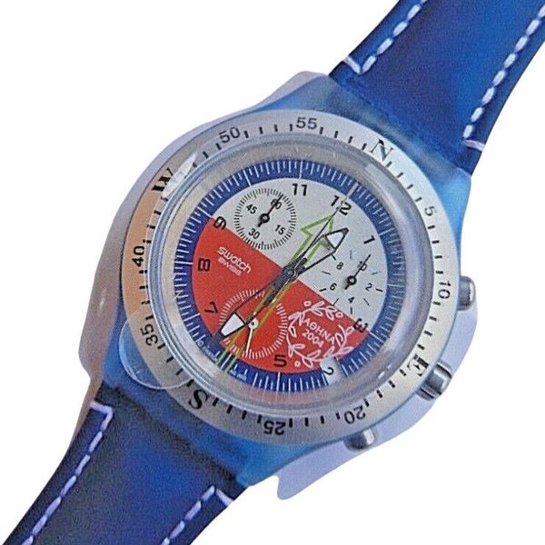 Vintage SWATCH IRONY Olympic Games Athens 2004 Chronograph Quartz Watch ...