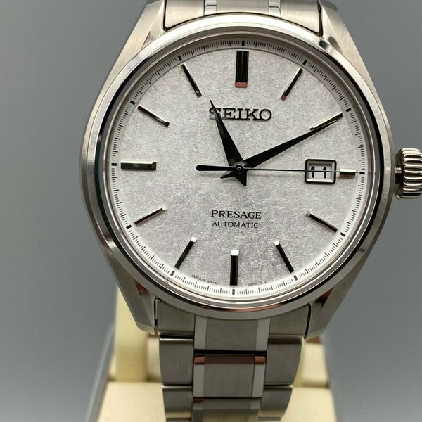 Seiko Presage SARX055 Titanium Automatic - Silver Snow Flake dial ...
