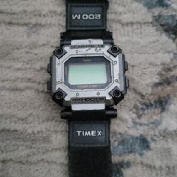 Men's Timex Humvee Digital Dial w Black Nylon Band -- Needs Battery ...